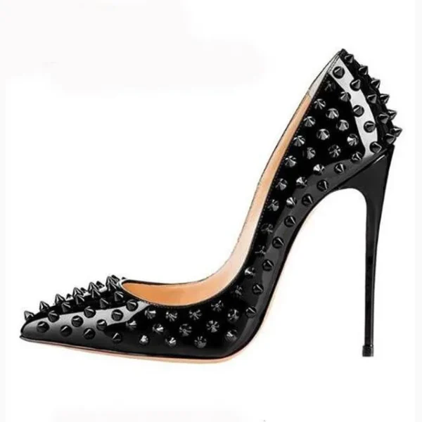 Gothic shoe with heel Needle - Gothic Shop