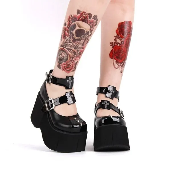 Gotische schoen met hak Cosplay - Gothic Shop