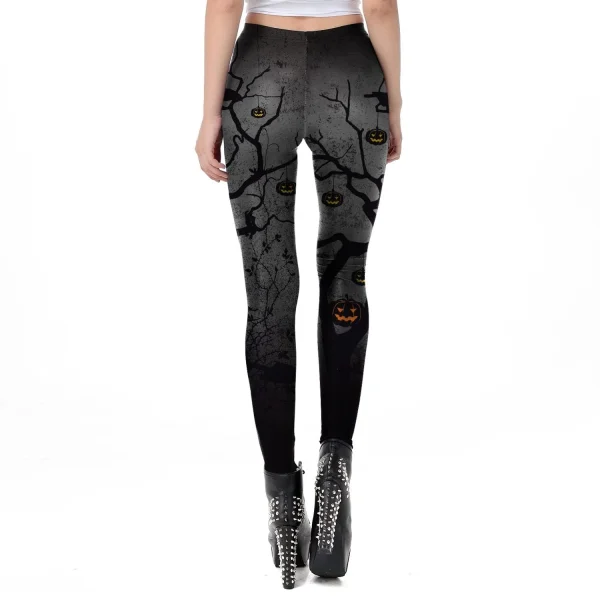 Gothic Leggings Sort Ravn - Gothic Shop