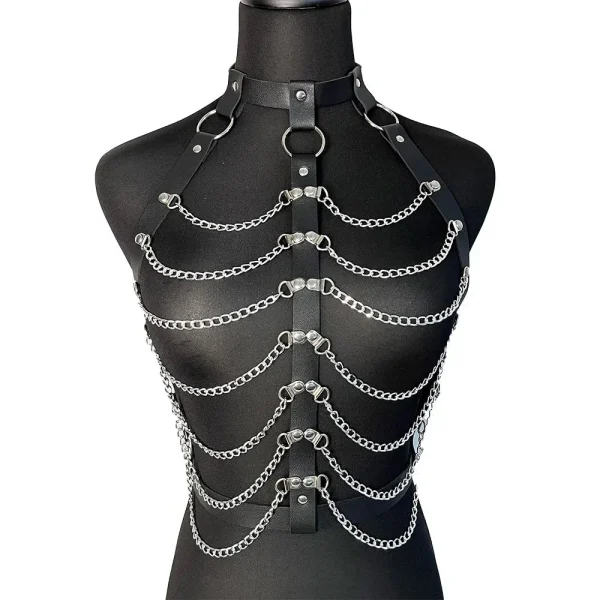 Har Rave Gothic Harness - Gothic Shop