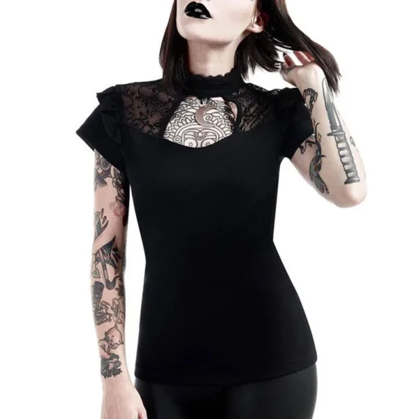 Gothic lace top - Gothic Shop