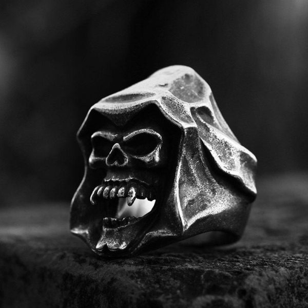 Punk Skull Ring for Men - Gothic Shop