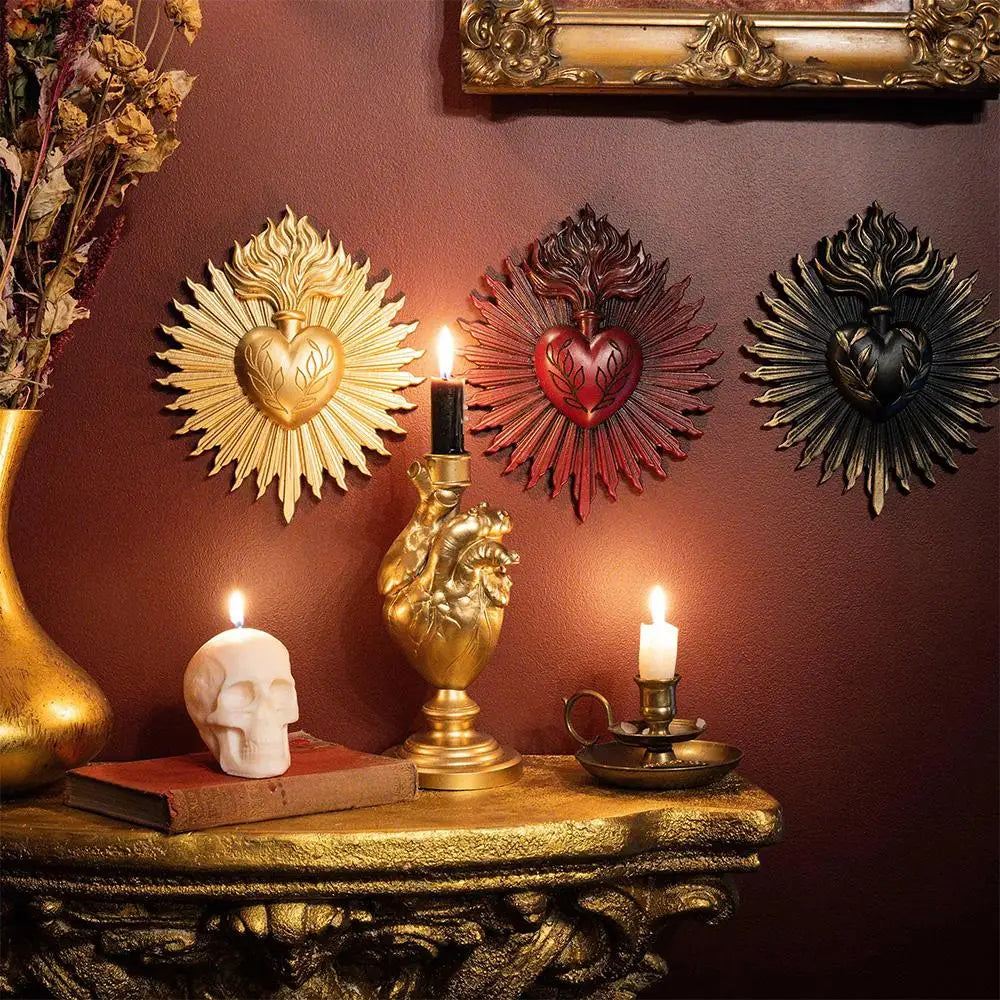 Gothic Vintage Heart Wall Decoration in Victorian Style - Gothic Shop